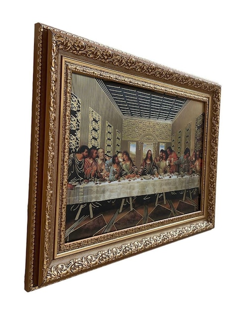 Cuadro La Última Cena de Leonardo da Vinci técnica polioleo Encuadro Mx 2