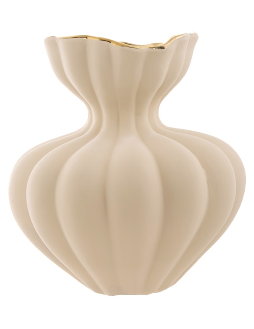 Florero Concepts Life Seta Gold de porcelana 1