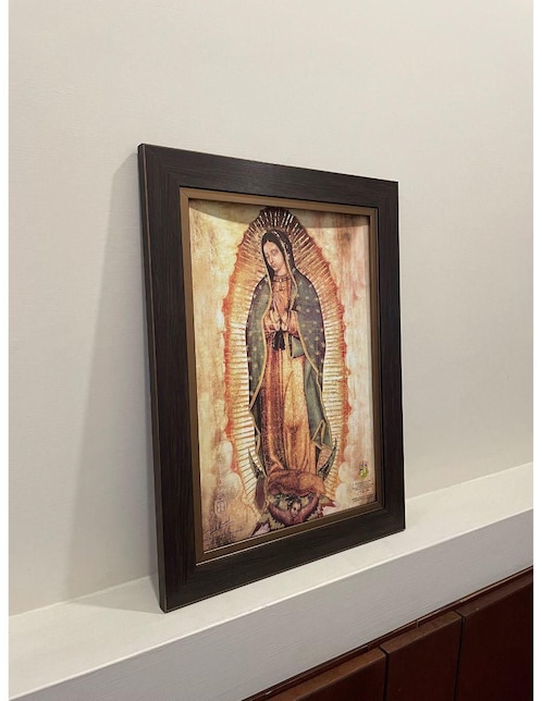 Cuadro Virgen de Guadalupe técnica polioleo Encuadro Mx 2