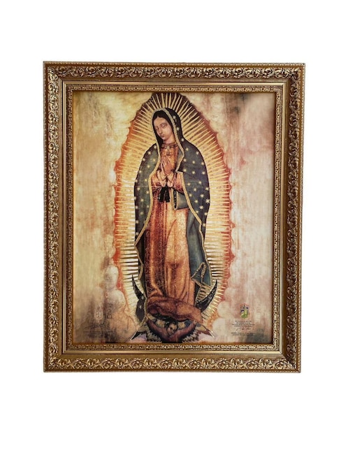 Cuadro Virgen de Guadalupe técnica polioleo Encuadro Mx 1