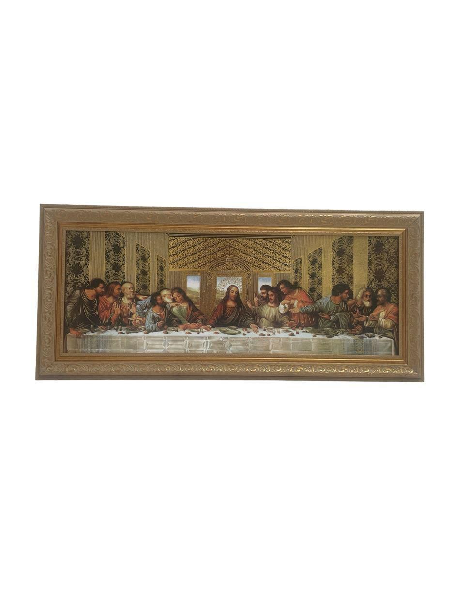 Cuadro Ultima Cena DaVinci técnica polioleo Encuadro Mx